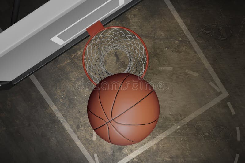Basketball Hoop Top View Stock Illustrations – 276 Basketball Hoop Top ...
