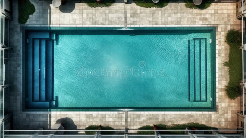 Rectangular Swimming Pool Stock Illustrations – 587 Rectangular ...