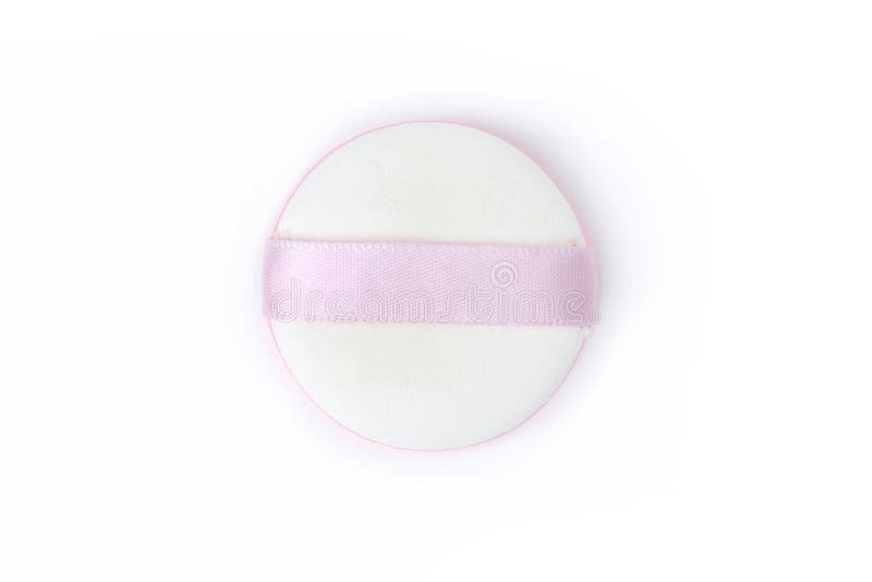 Top View Beautiful Makeup Puff Stock Photo - Image of beautiful ...