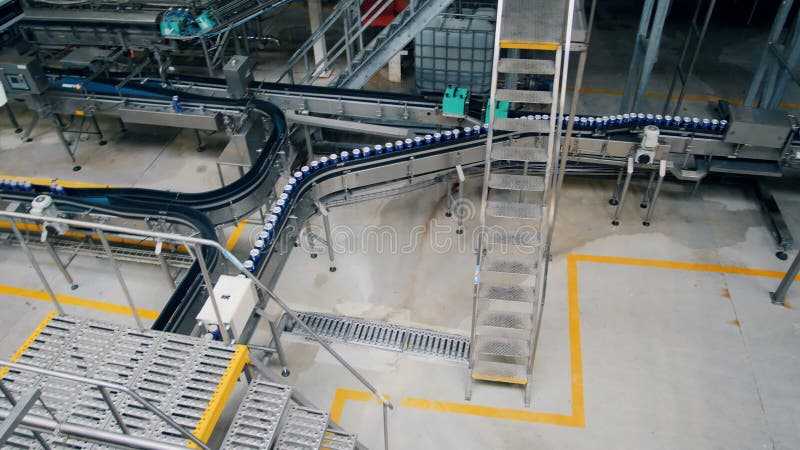 Top View of the Conveyor with Paper Pages Moving Along it Stock Video ...