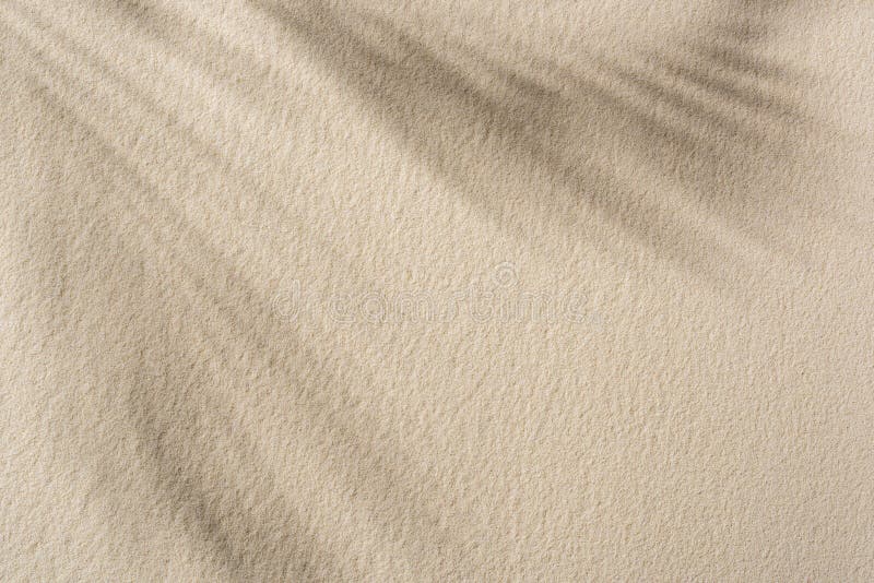 Top View of Beige Sandy Background with Shadow and Copy Space. Stock ...