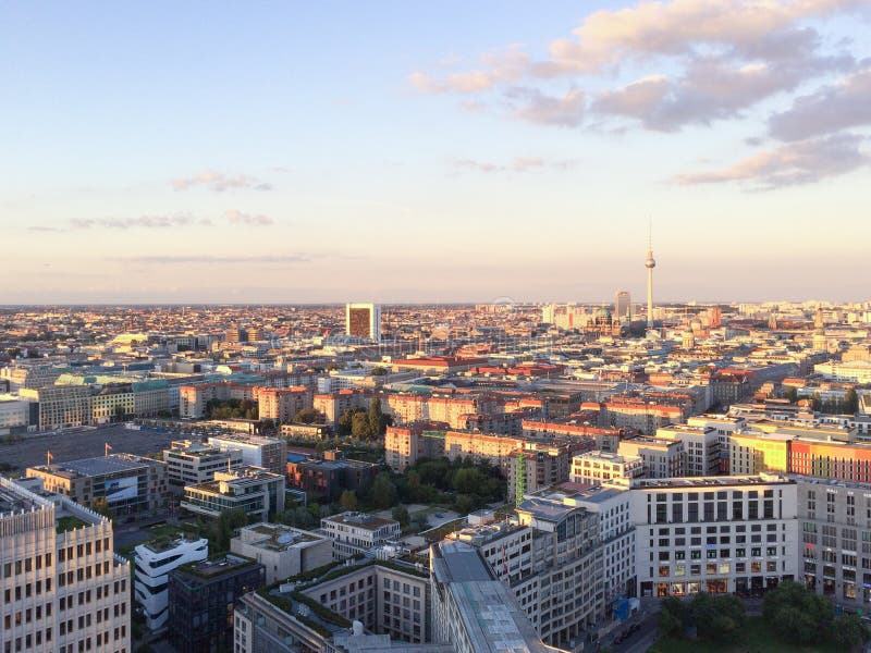 Top View of Berlin, Germany Editorial Stock Image - Image of buildings ...
