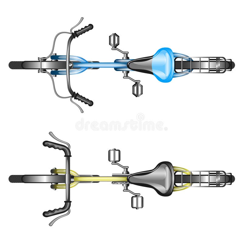 Top View Bicycles Stock Illustrations – 115 Top View Bicycles Stock ...