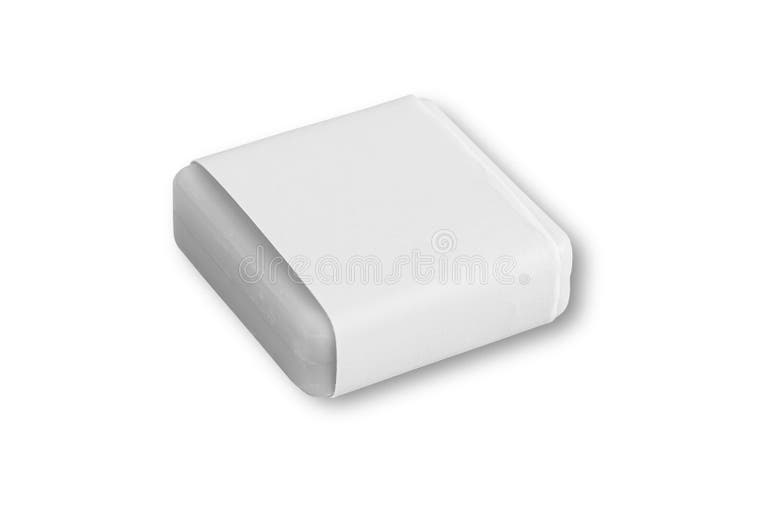 Top View of Blank Wrapped Rectangular Soap Mockup Isolated on ...