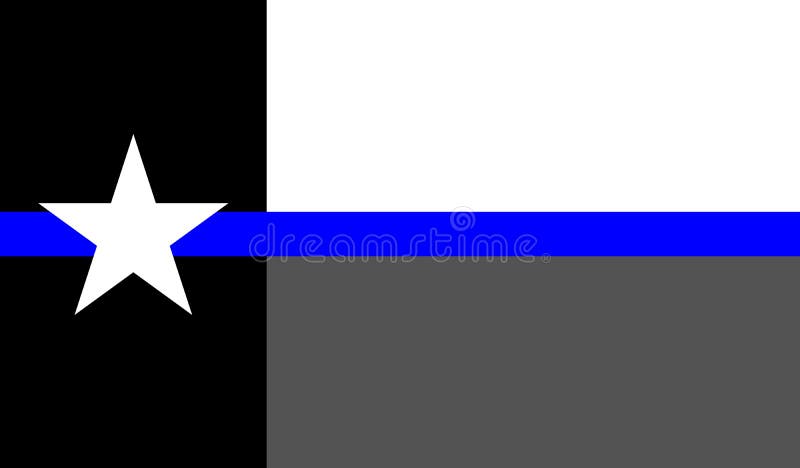 Texas Blue Line Flag Stock Illustrations – 357 Texas Blue Line Flag ...