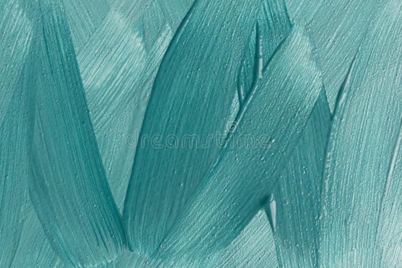 Top View Blue Paint Brush Strokes. High Quality Photo Stock Photo ...