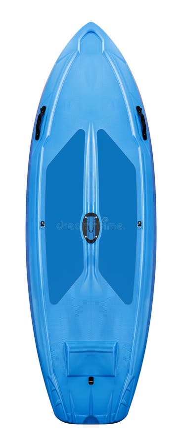 Top View Blue Surf Board Isolated on White Background with Clipping ...