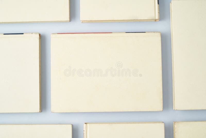 Top View of a Book Formation Forming a Horizontal and Vertical Grid ...
