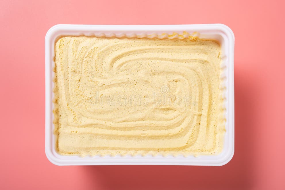 Box of Ice Cream at Horizontal Composition Stock Photo - Image of ...