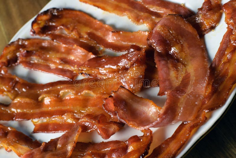 Candid bacon top view stock image. Image of flavor, tasty - 152423165