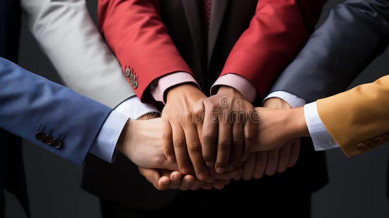 Top View of the Business Team Putting Their Hands Together. AI ... Top View of the Business Team Putting Their Hands Together. AI ...