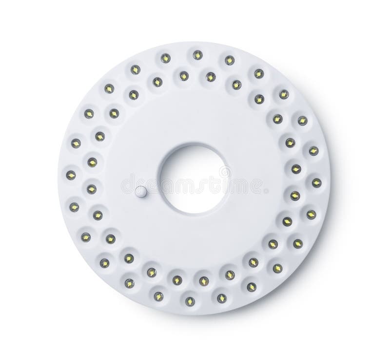 Top View of Camping LED Light Stock Photo - Image of deflector ...