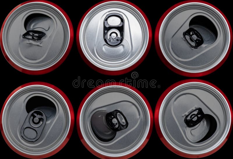 Top View Can Open and Close Lid. Think Differently Concept Stock Photo ...