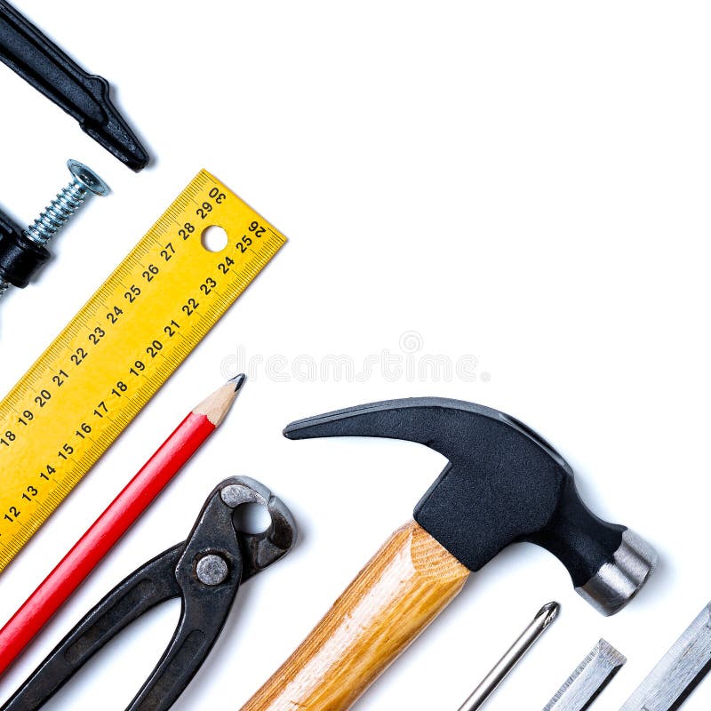 Carpenter`s Work Tools. Carpentry Stock Photo - Image of carpenter ...