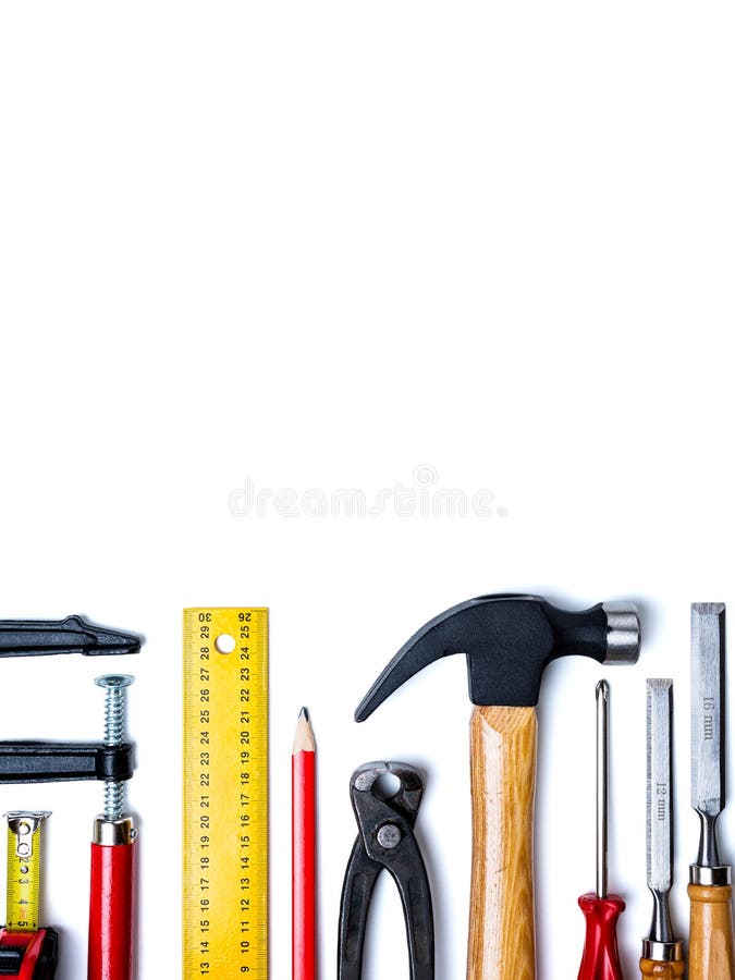 Carpenter`s Work Tools. Carpentry Stock Photo - Image of activity ...