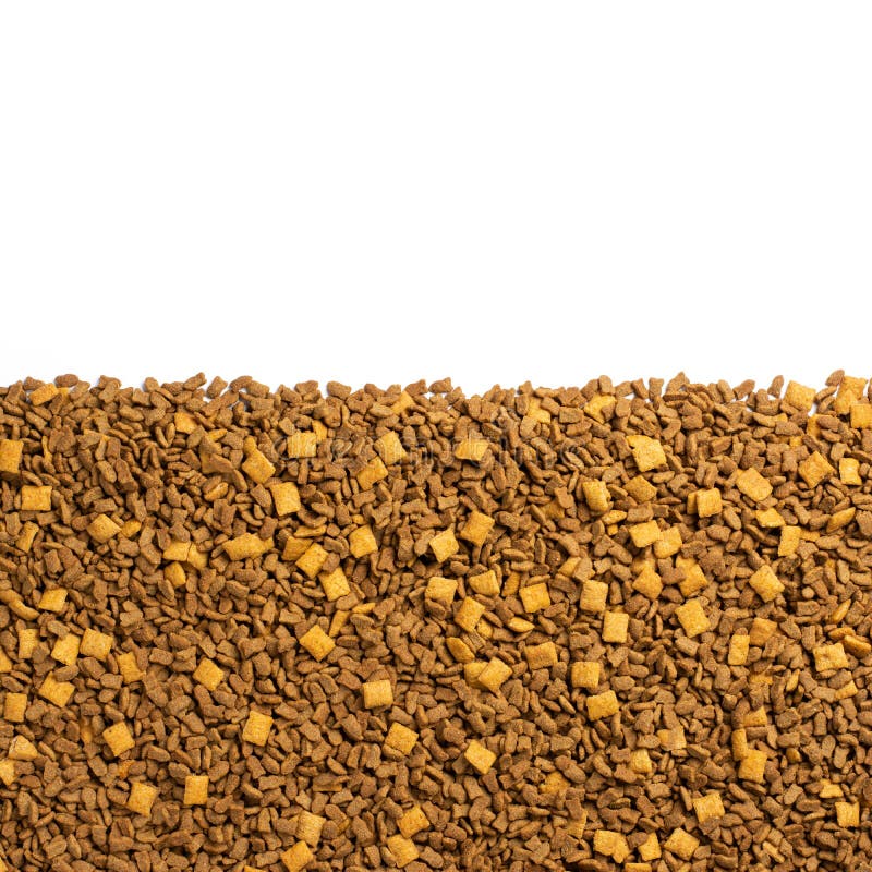 Top View of Cat Food Background Texture Stock Photo - Image of dinner ...