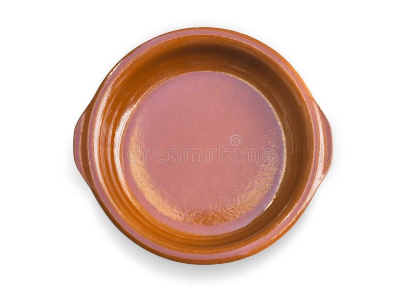 Top View of Ceramic Clay Pot Stock Image - Image of brown, dusty: 170498089
