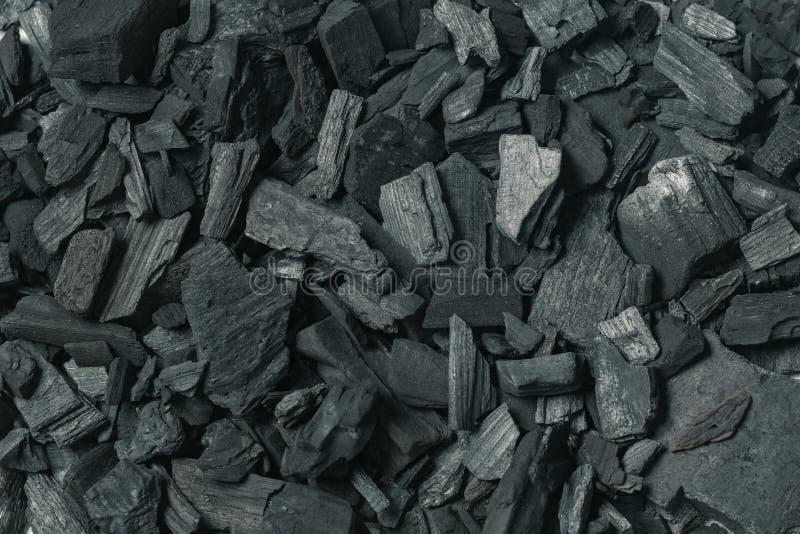Top View of Charchoal Texture Stock Image - Image of charcoal, hardwood ...
