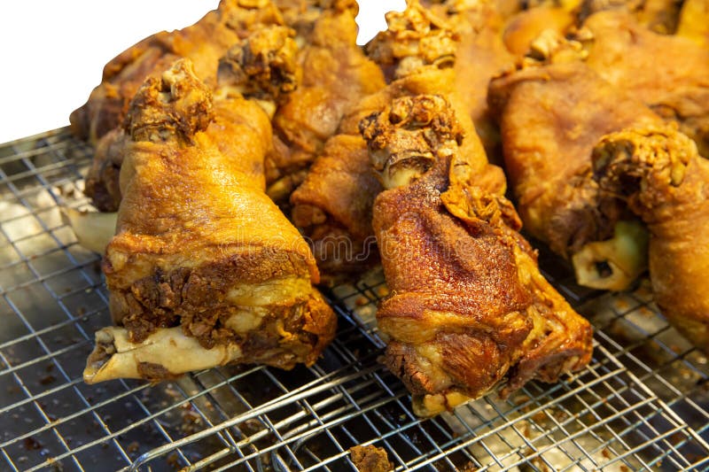 Top View of Chashu Crispy Pork, Focus Selective Stock Image - Image of ...