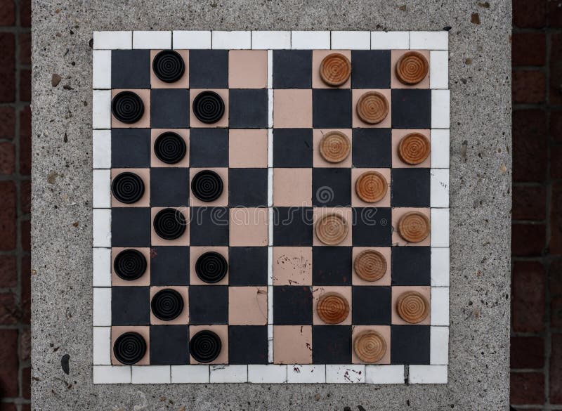 Top View of Checkerboard Square Stock Image - Image of checkerboard ...