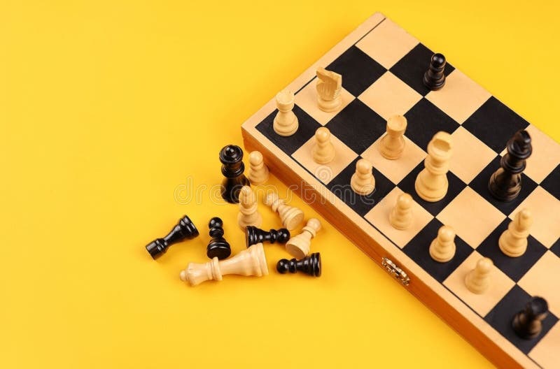 Top view chess game stock photo. Image of challenge - 256810704