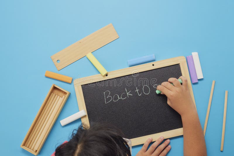 Chalk To Write on the School Blackboard. it is Also Known As Gypsum and ...