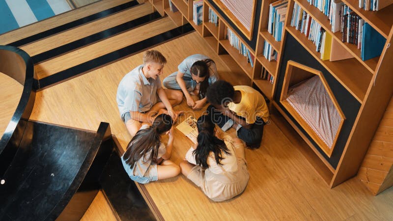 Top View of Children Sitting in Circle while Looking at Camera ...