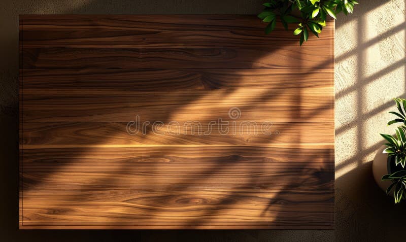 Top View of a Clean Dark Wood Countertop Stock Photo - Image of light ...