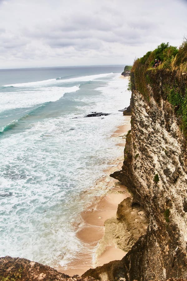 Top View from the Cliff on the Ocean. Stock Photo - Image of cliff ...
