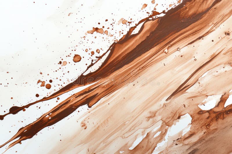 A Top View and Clip Path of a Wet Mud and Stain Texture on a White ...