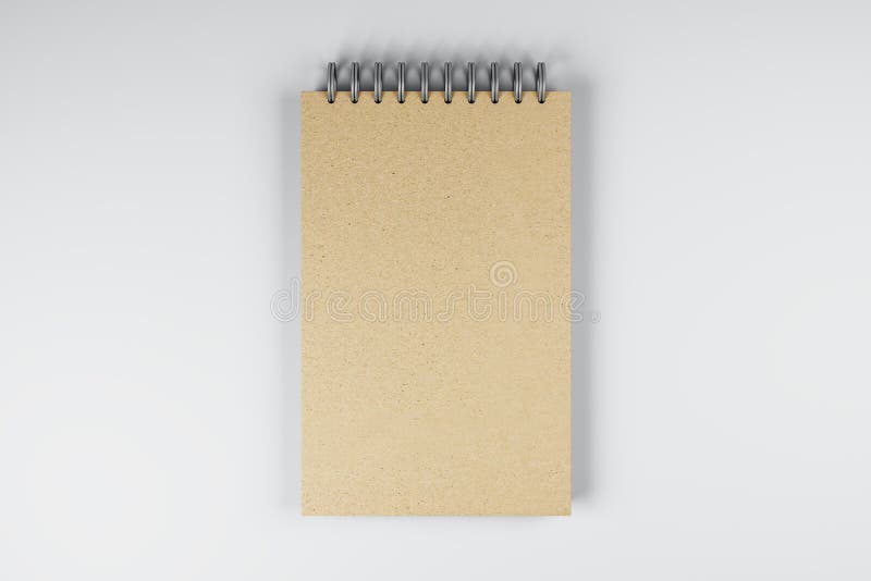 Brown notepad Background stock illustration. Illustration of note ...