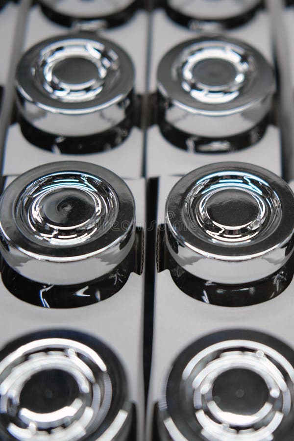 Top View of a Closed Metal Cans. Tin Can, Close-up Stock Photo - Image ...
