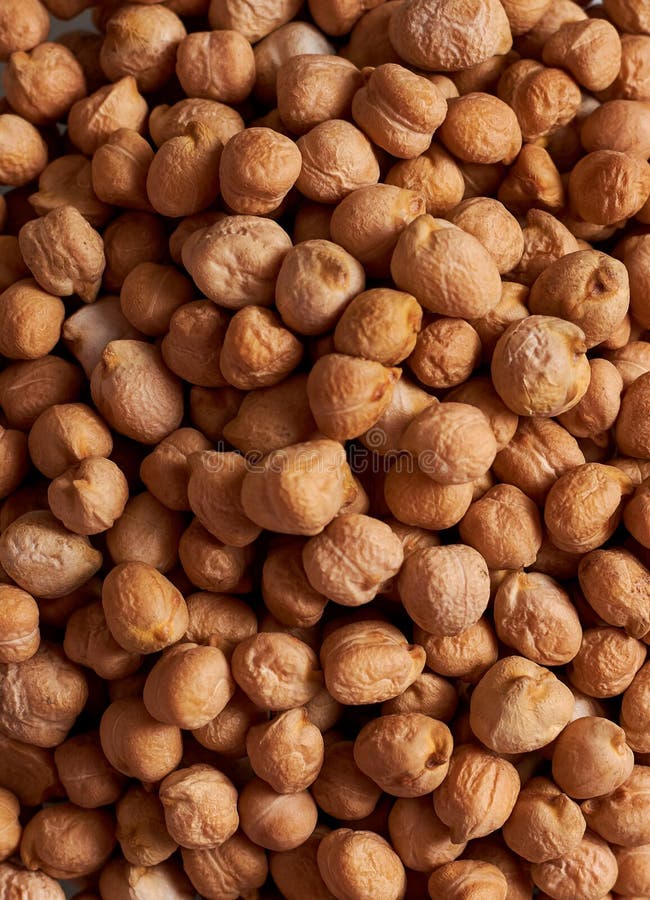 Top View Closeup Shot of a Pile of Chickpeas Stock Image - Image of ...