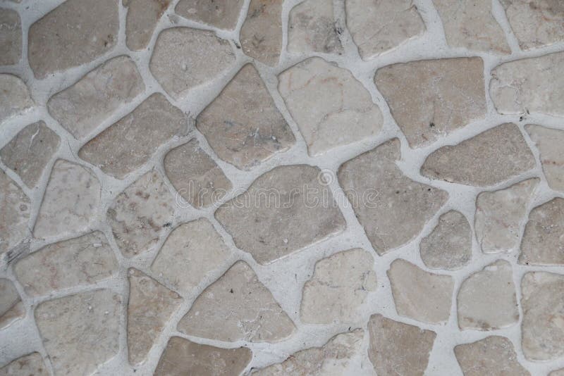 Top View Closeup of a Stonewall Pattern Background Stock Image - Image ...