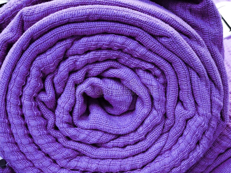 Top View of Cloth Textile Surface. Close-up Knitted Fabric Texture ...