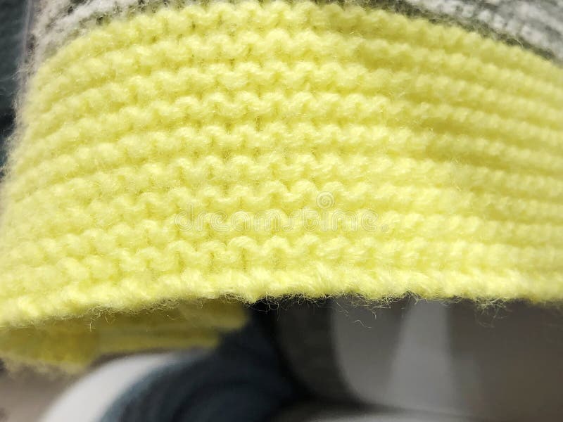 Top View of Cloth Textile Surface. Close-up Knitted Fabric Texture ...