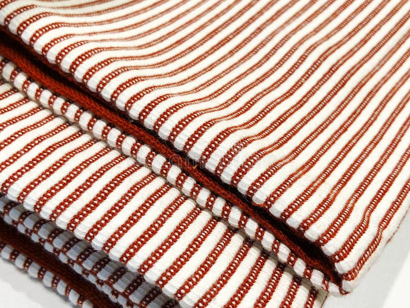 Top View of Cloth Textile Surface. Close-up Knitted Fabric Texture ...