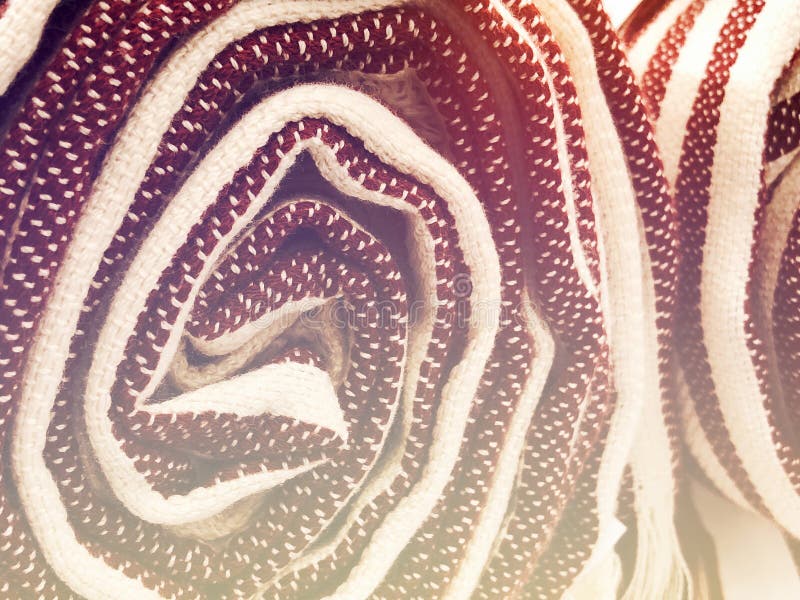 Top View of Cloth Textile Surface. Close-up Knitted Fabric Texture ...