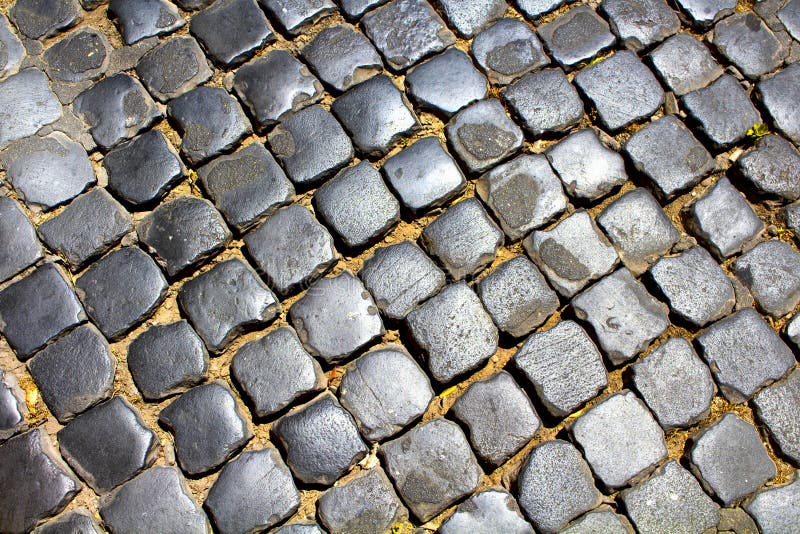 Top view of cobblestone stock photo. Image of granite - 82216338