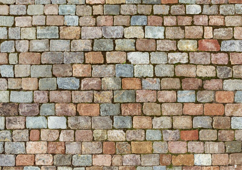 Cobblestone Street Texture. Stone Pavement Texture Stock Image - Image ...