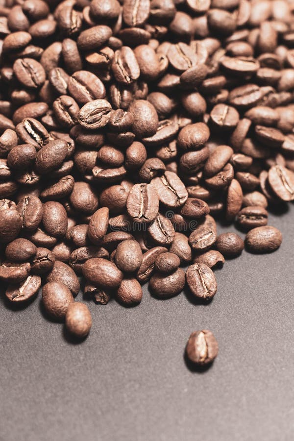 Top View of Coffee Beans, Texture of Coffee Beans. Stock Image - Image ...