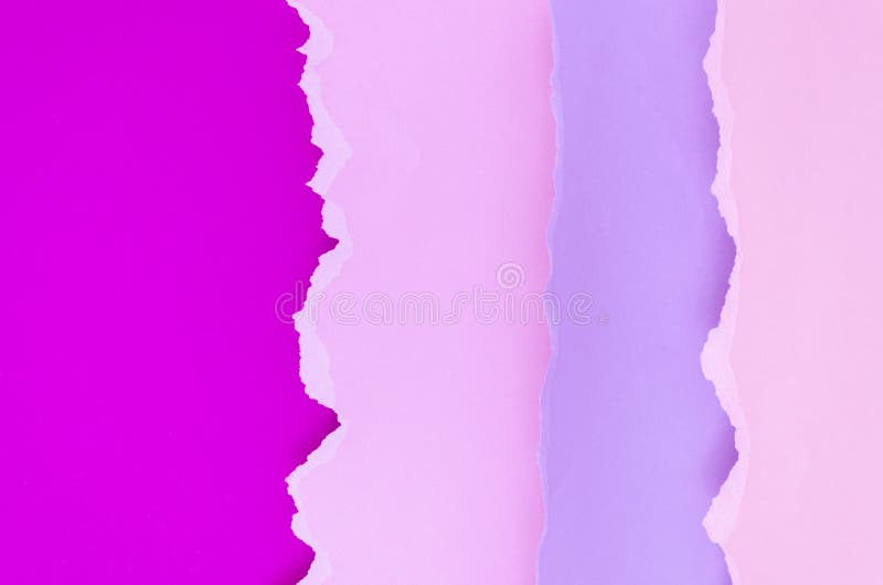 Top View Collection of Colorful Torn Paper Pattern Texture Stock Photo ...