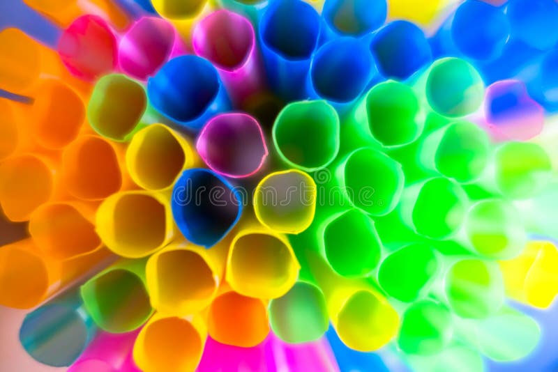 Top View Colorful Drinking Straws Light Surface, Texture for Background ...