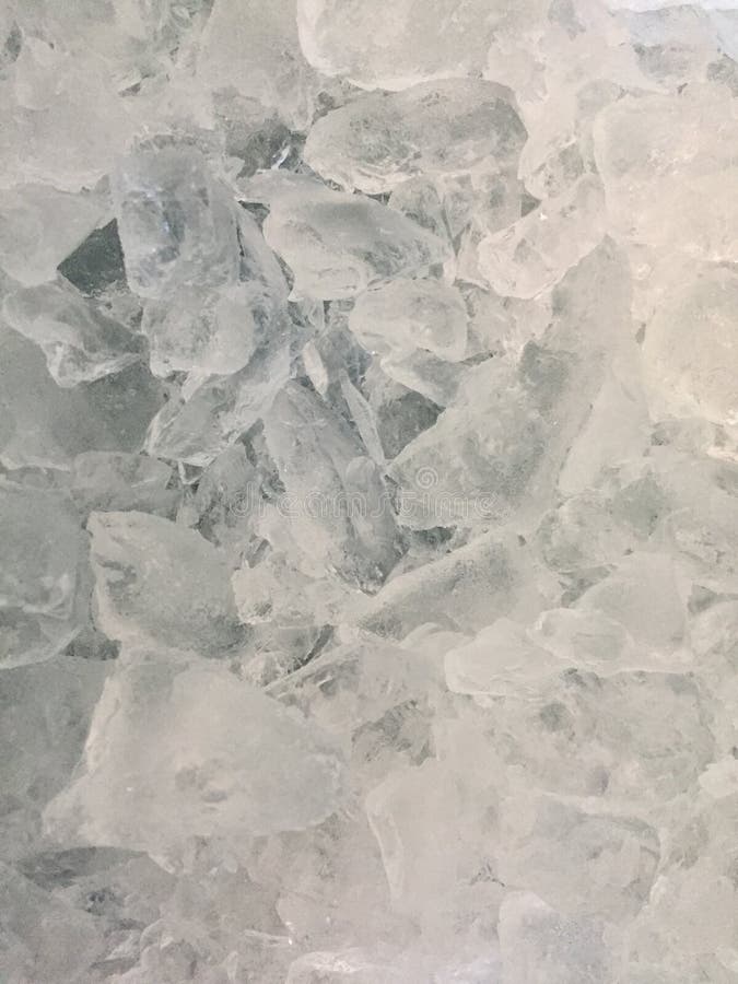 Top View of Commercially Made Ice Chips Stock Photo - Image of ...