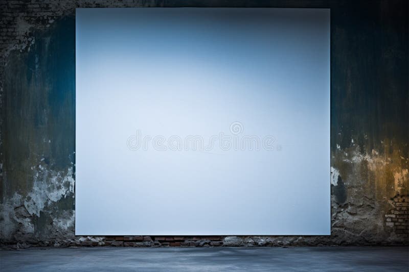 Top View Composition with Empty Square Paper on a Concrete Wall Stock ...