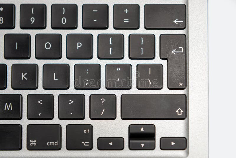Top View of the Computer Keyboard, Closeup Editorial Photo - Image of ...