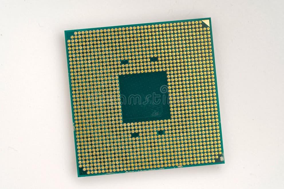 Top View of Computer Processor. CPU Close Up. Stock Photo - Image of ...