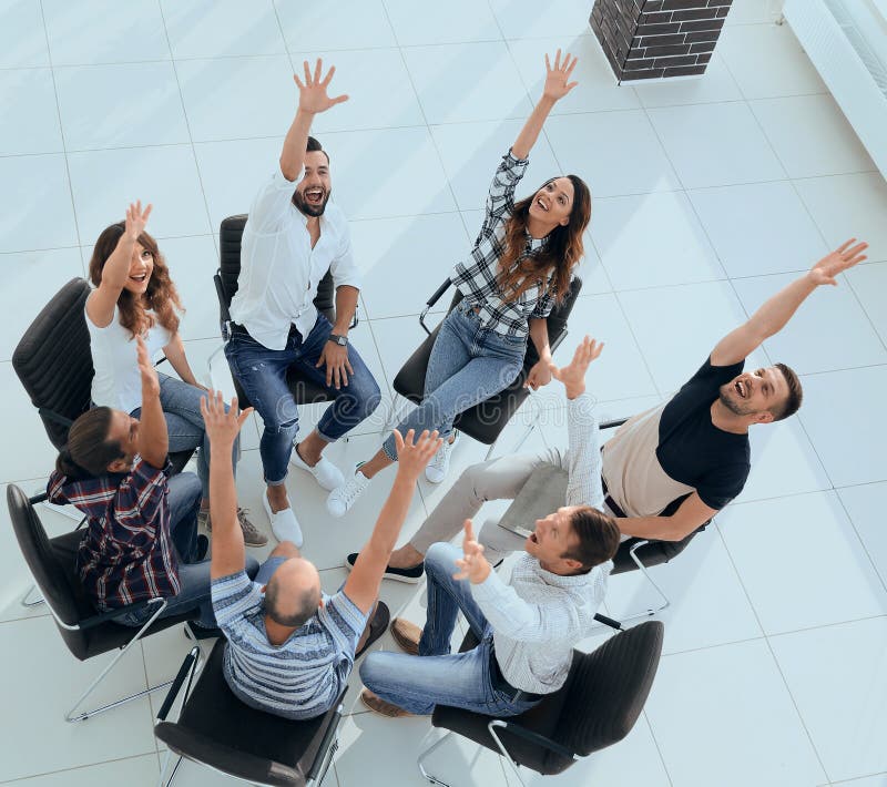 Concept of Successful Work.creative Team Stock Image - Image of couple ...