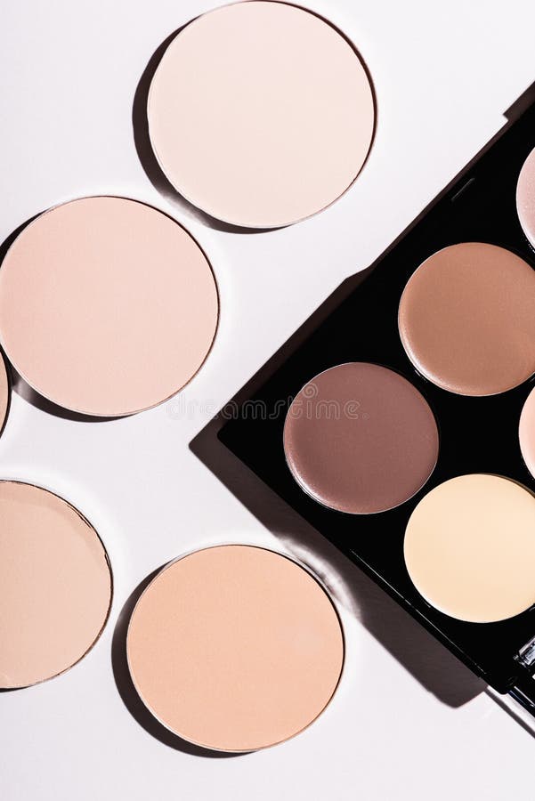 Top View of Contour Palette and Stock Photo - Image of brown, palette ...