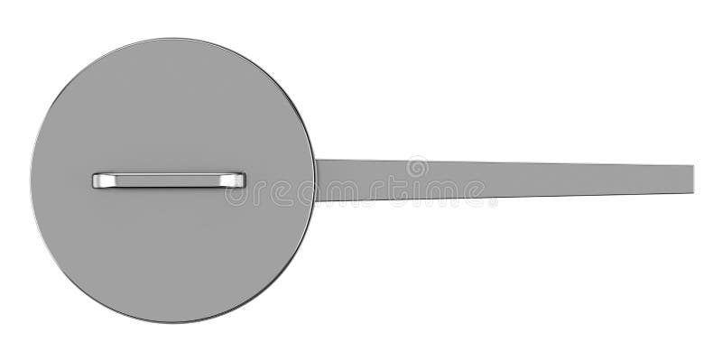 Top View of Cooking Pan Isolated on White Stock Illustration ...